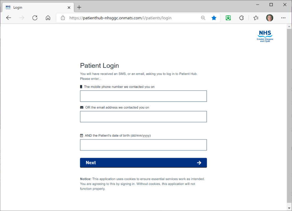 Patient Hub - NHSGGC