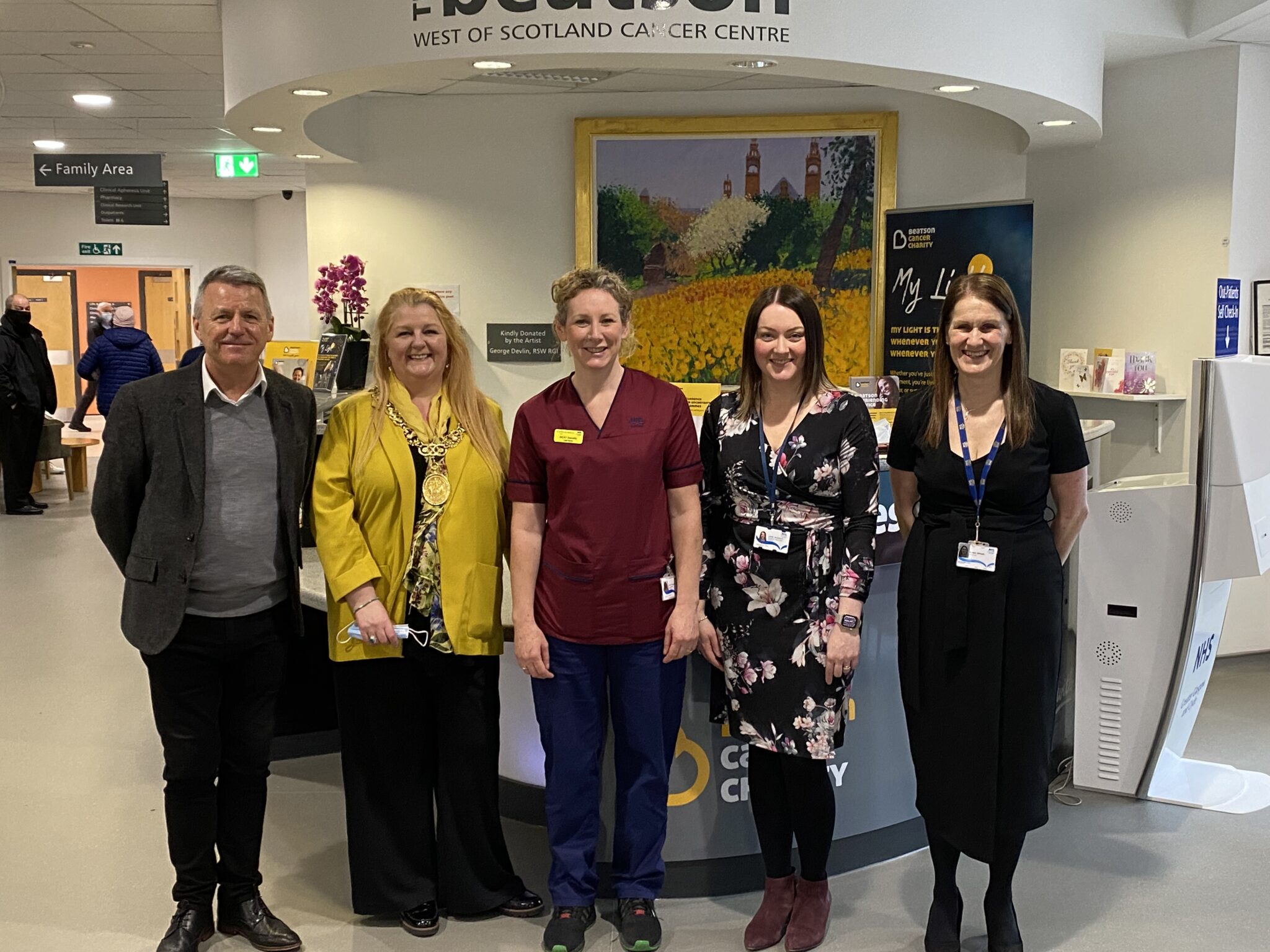 Lord Provost Praises care at the Beatson WoSCC - NHSGGC