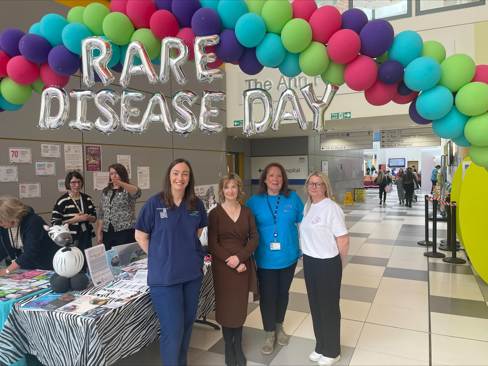 Deputy Chief Medical Officer visits for Rare Disease Awareness Day - NHSGGC