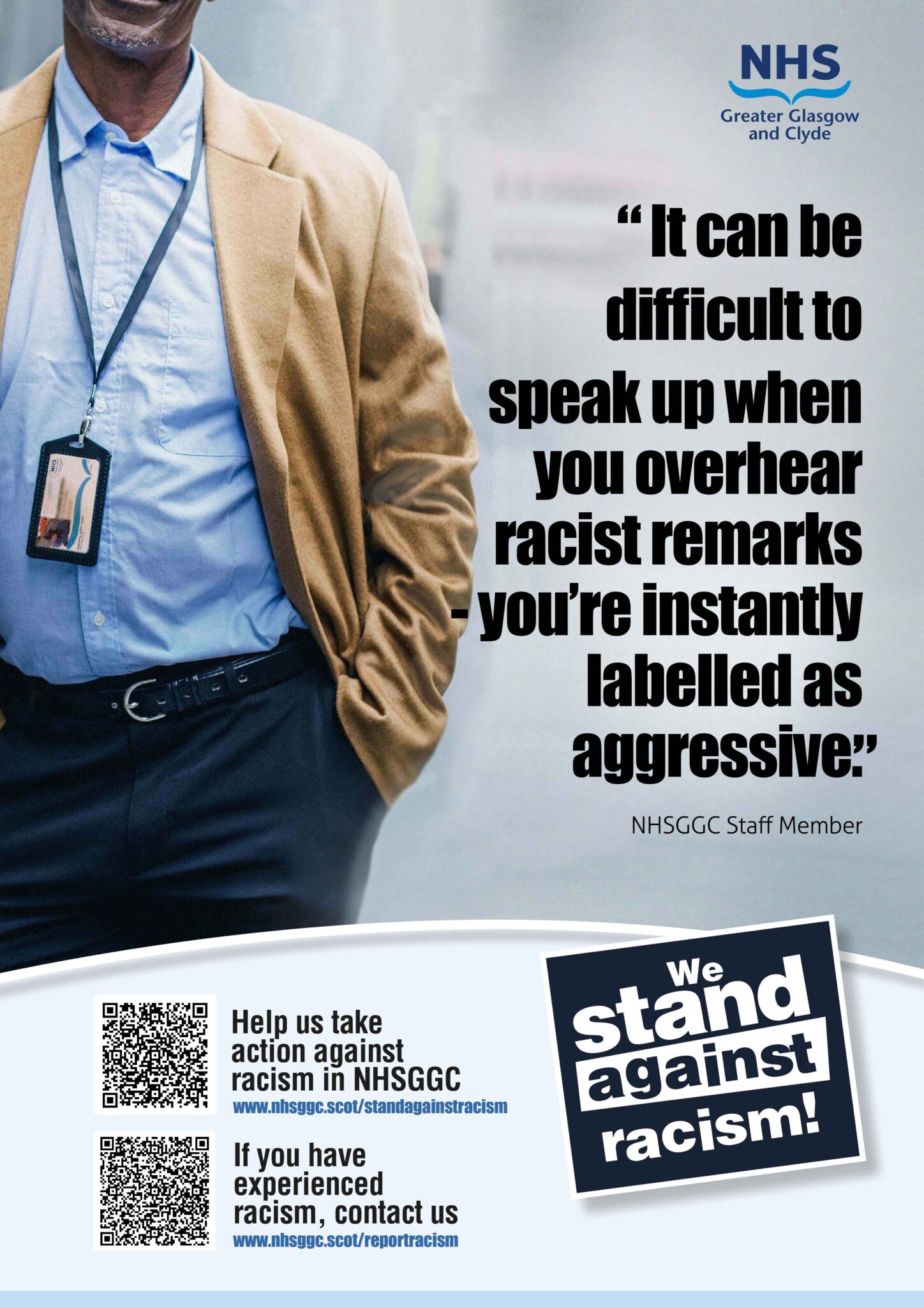 We're Standing Against Racism - NHSGGC