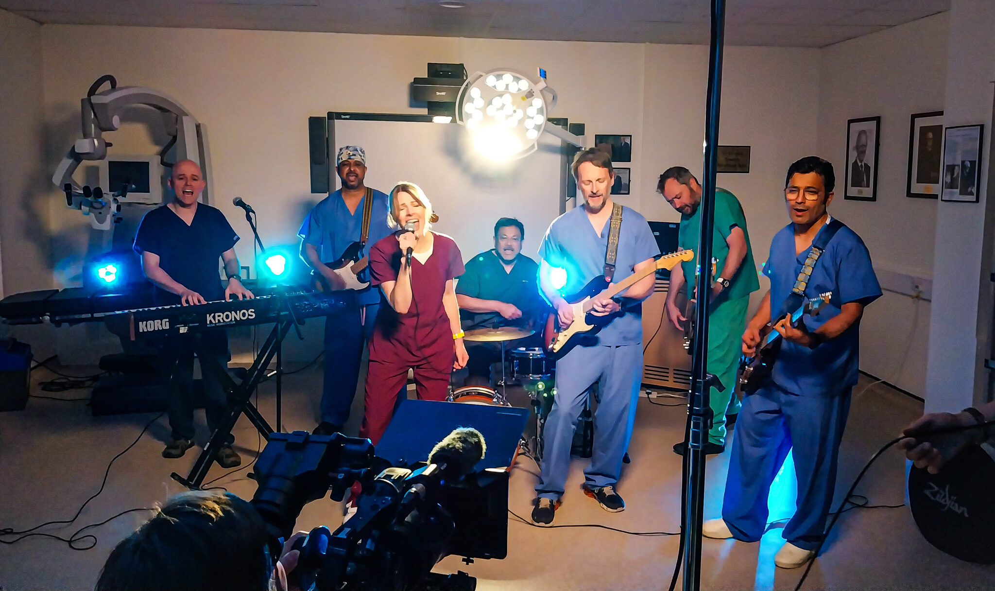 NHSGGC team play starring role in Parkinson’s music video - NHSGGC