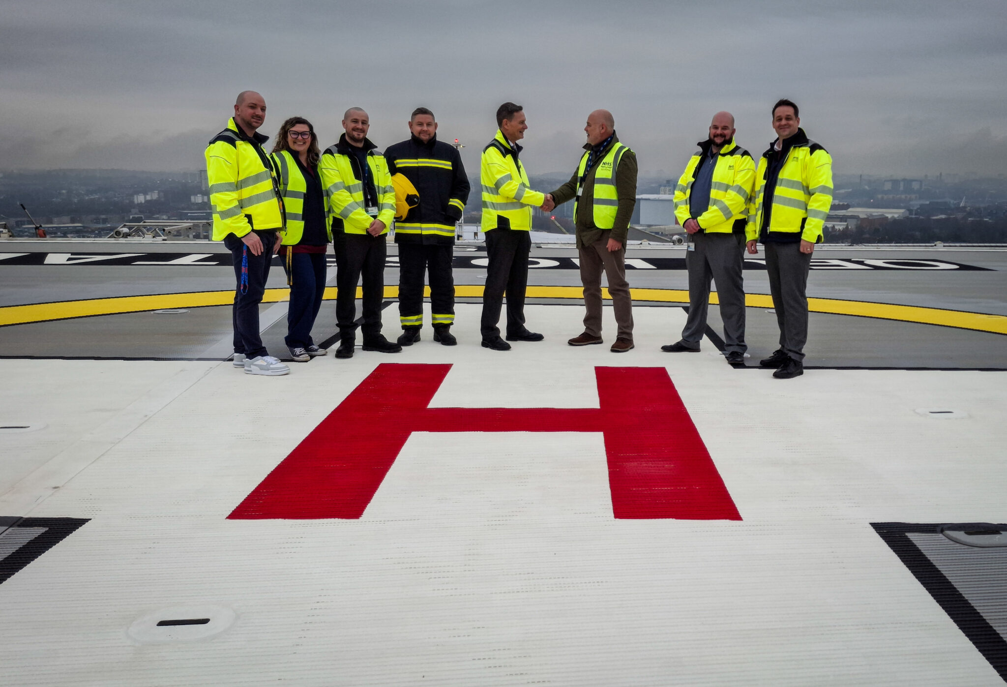 NHSGGC completes upgrade to QEUH helipad thanks to £183k donation - NHSGGC