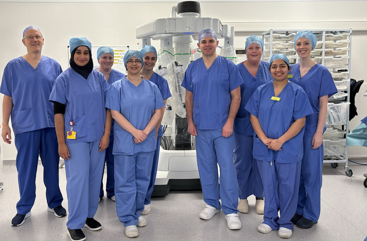 Major Robotic-Assisted Surgery Milestone for Scotland - NHSGGC