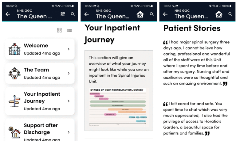 NHSGGC launches new digital support service for spinal injuries - NHSGGC