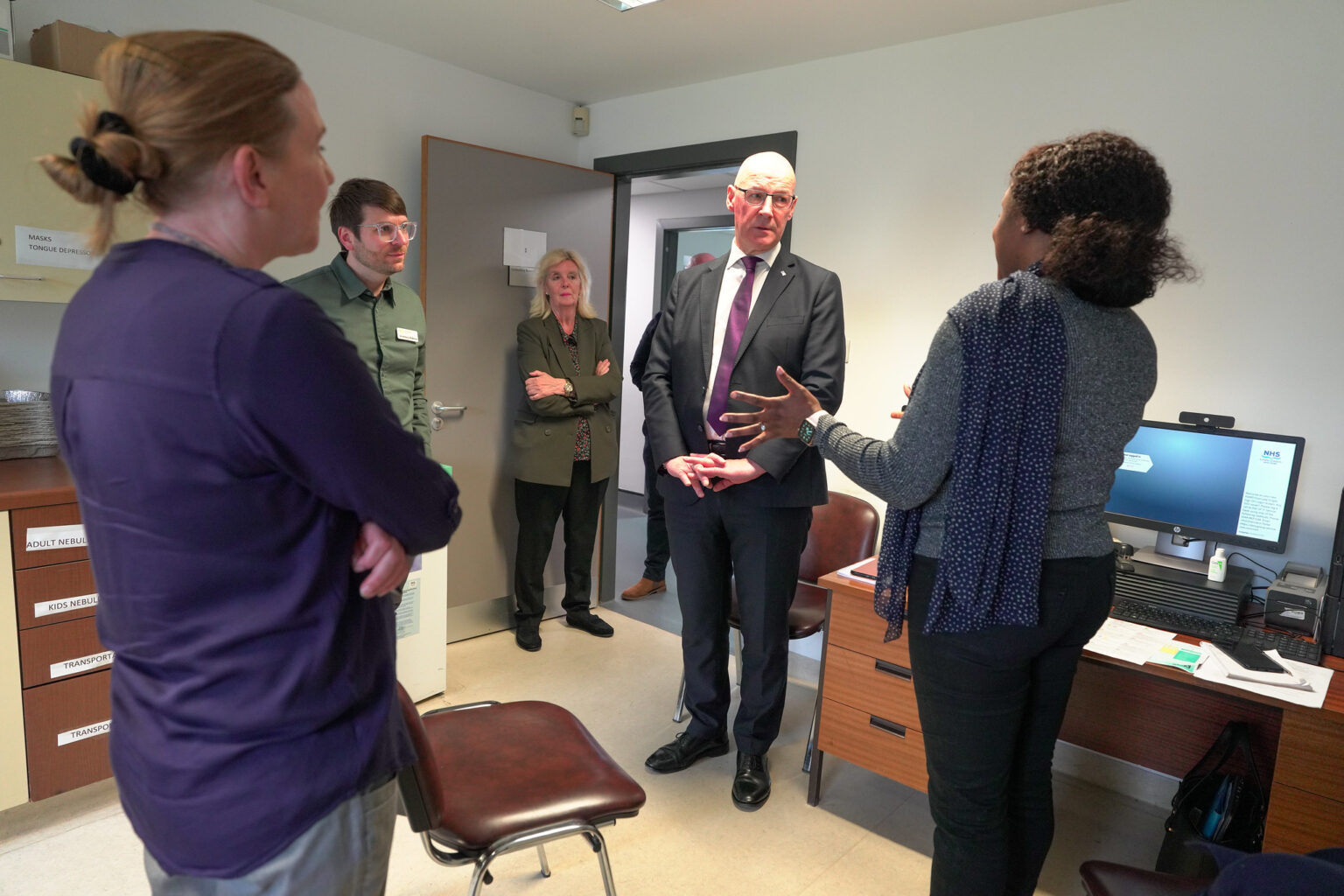 NHSGGC Chair and First Minister visit Oakwood Medical Practice - NHSGGC