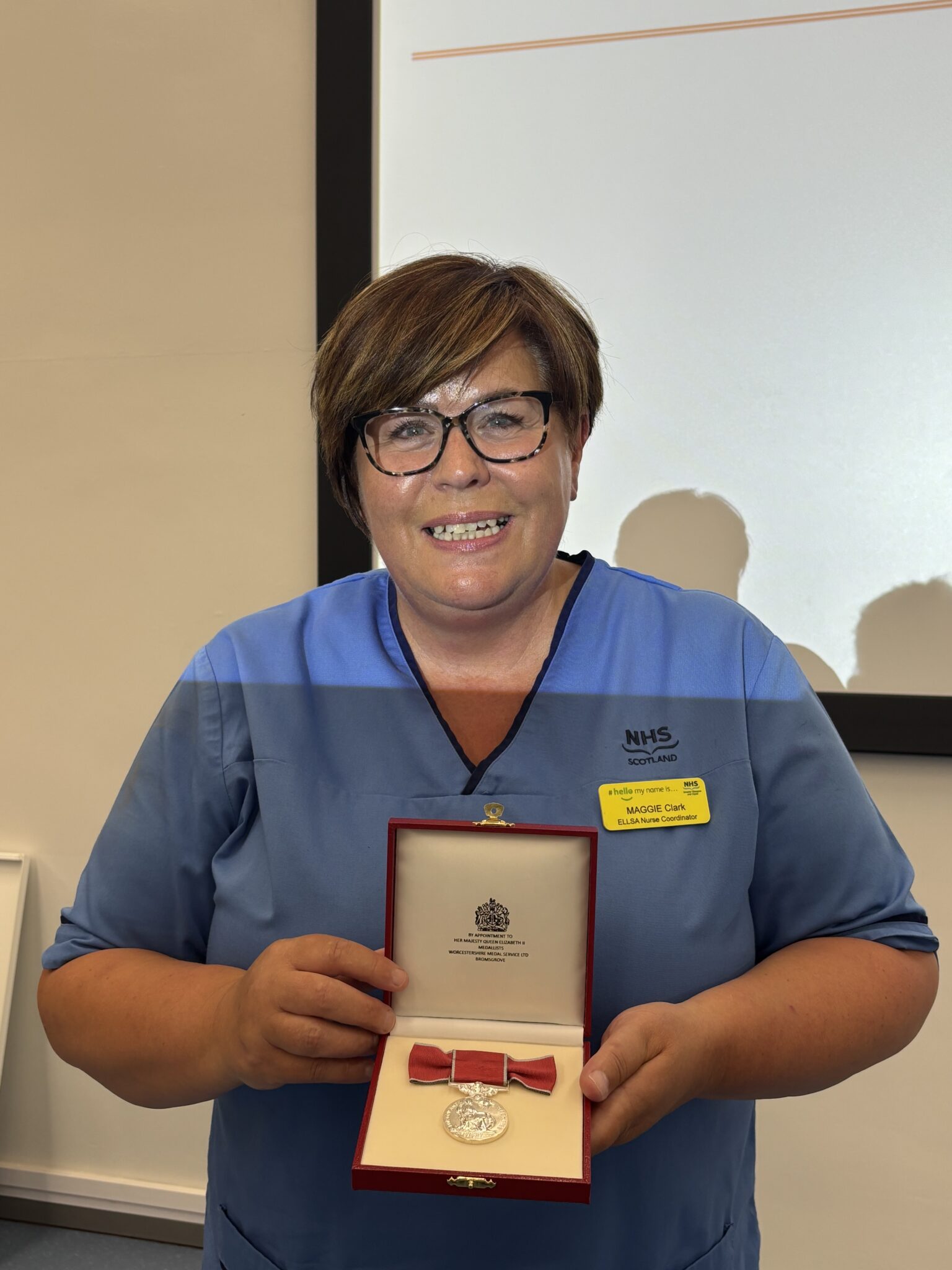 RAH nurse receives British Empire Medal at special ceremony - NHSGGC