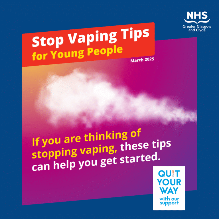 NHSGGC issues new guidance and advice on vaping - NHSGGC