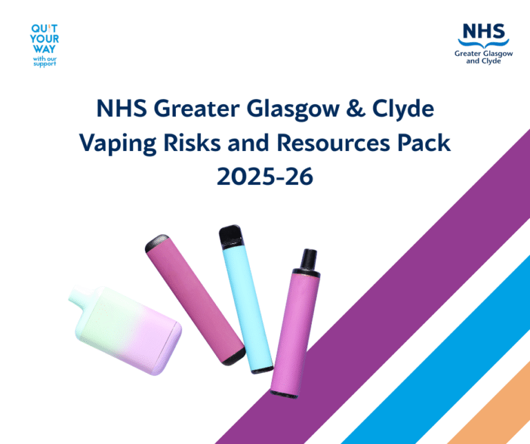 NHSGGC issues new guidance and advice on vaping - NHSGGC